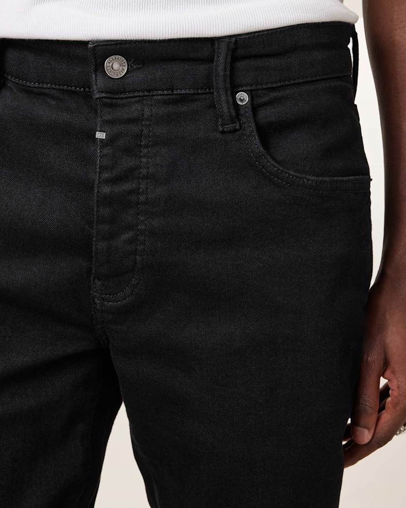 Sid Skinny Fit Denim Jeans Jet Black | ALLSAINTS